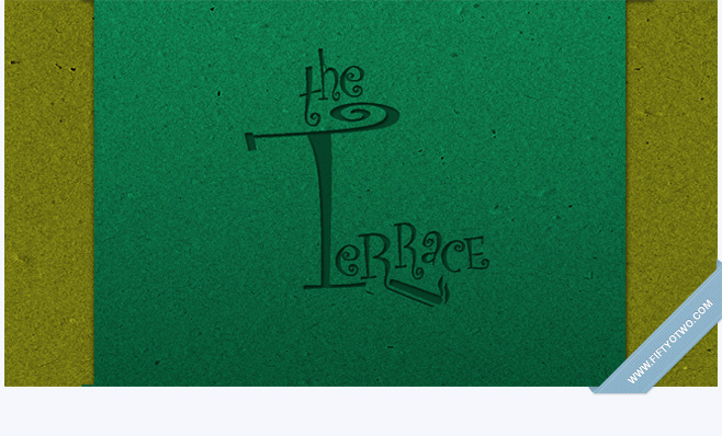 The Terrace Logo Design - 50o2 | Freelance Web and Graphic Designer